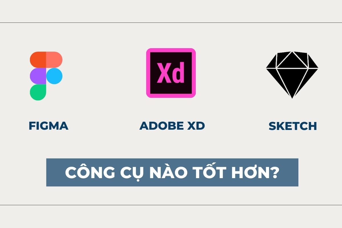 Figma vs. Sketch vs. Adobe XD: Công cụ thiết kế nào tốt hơn? - KAYDA JSC