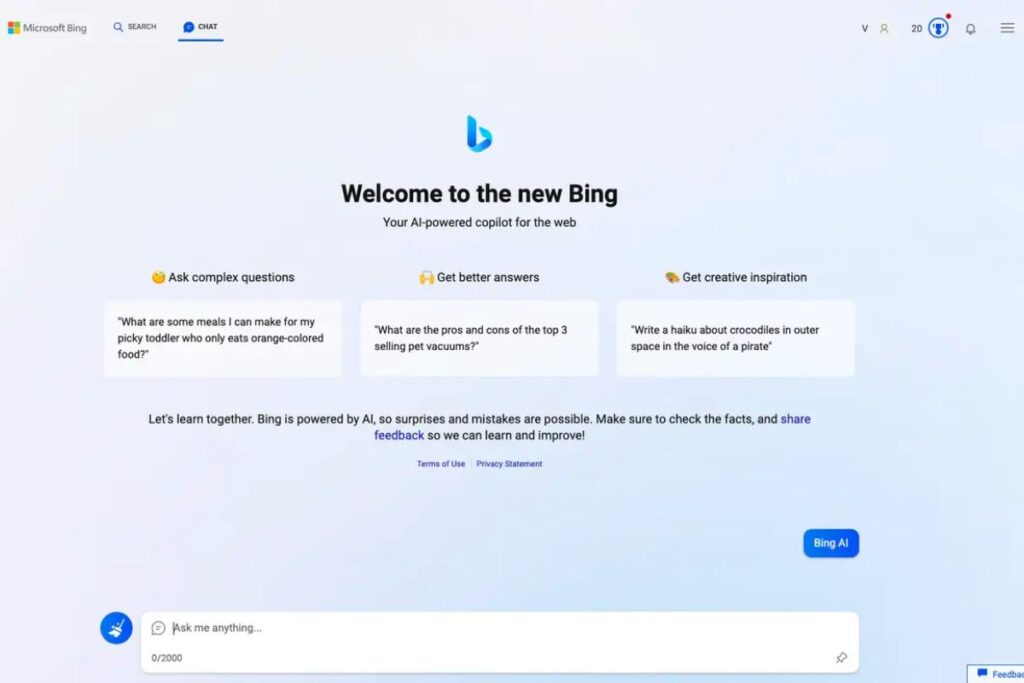 Bing AI Chatbot: Hướng dẫn chi tiết mà bạn cần biết